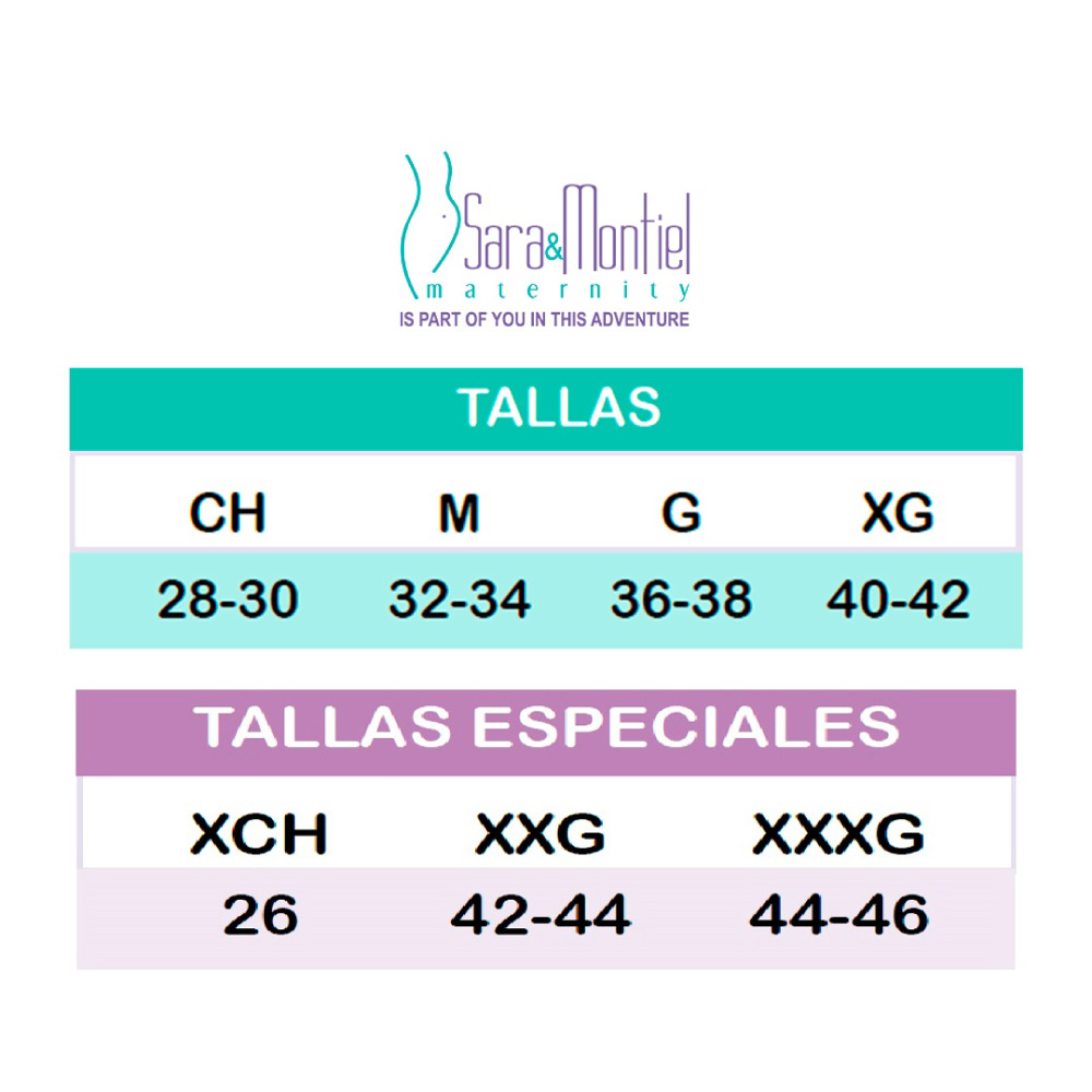 Faja de soporte materno elástica 105-I Sara&Montiel maternity ...